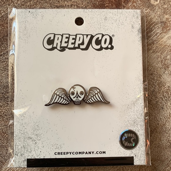 creepy co. | Accessories | Memento Mori Deaths Head Pin | Poshmark